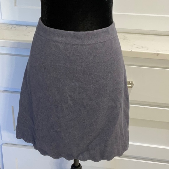 LOFT | Skirts | Indigo Wool Loft Skirt | Poshmark